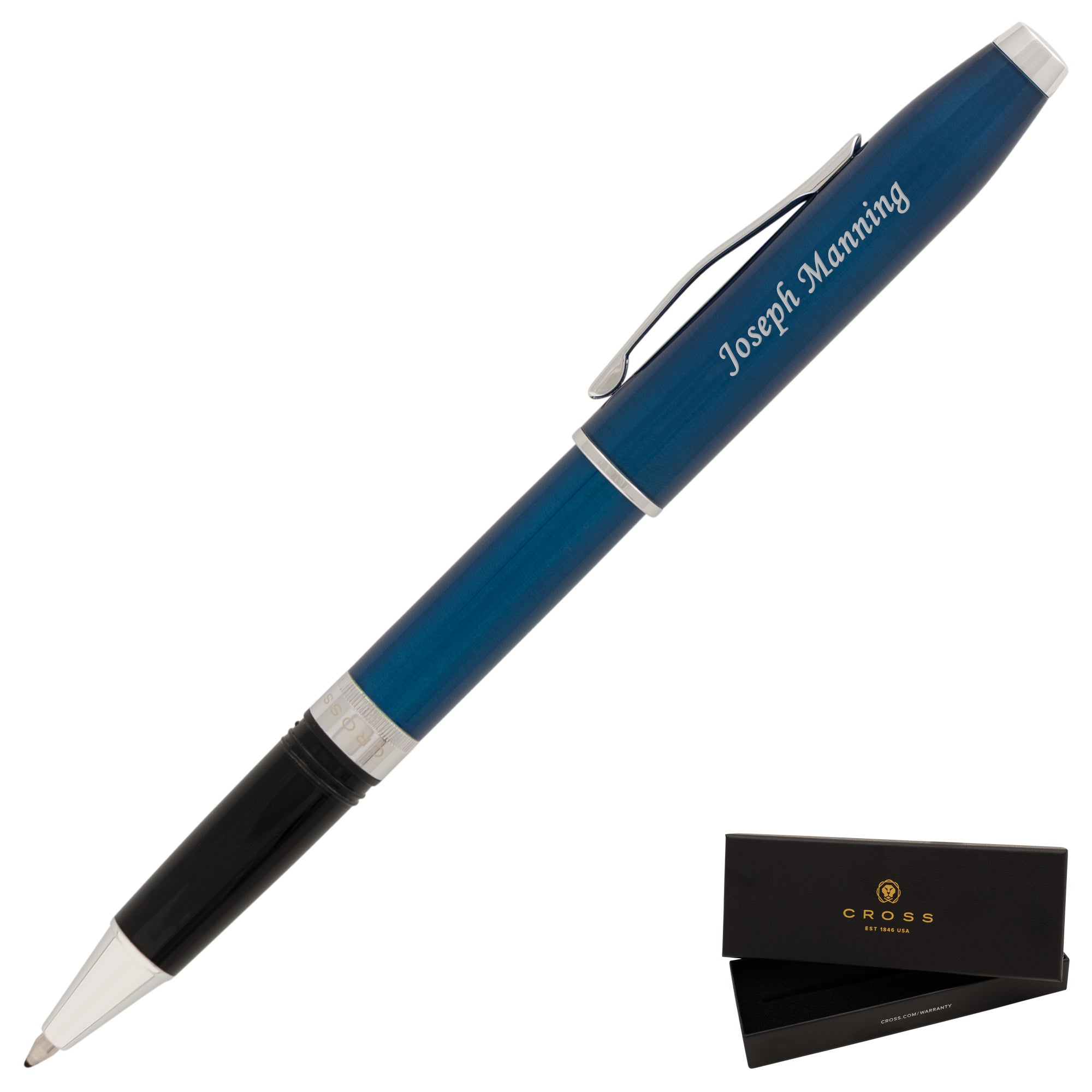 Cross Foundry Rollerball Pen - Blue – Dayspring Pens